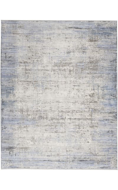 Nourison Home Abstract Hues Abh02 Blue Grey | Rug Studio