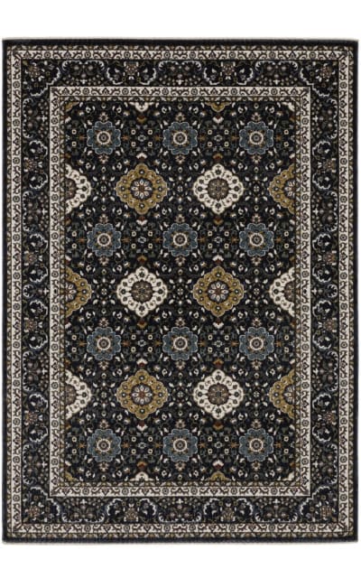 Oriental Weavers Vivian Vi04C Navy - Gold | Rug Studio