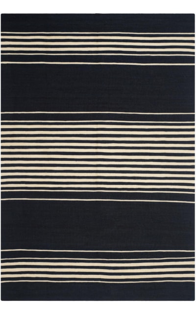 Ralph Lauren Bluff Point Stripe RLR2869B Cinder | Rug Studio