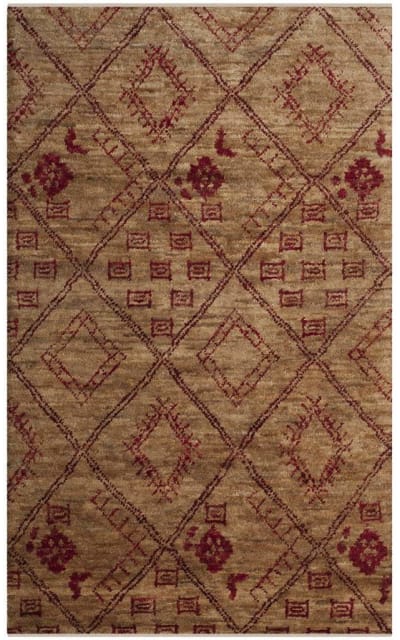 Safavieh Bohemian Boh666a Natural - Red | Rug Studio