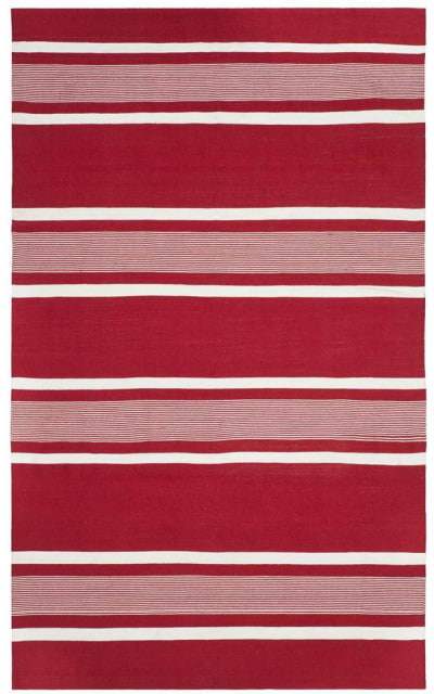 Ralph Lauren Hand Woven Rlr2461d Racing Red Clearance | Rug Studio