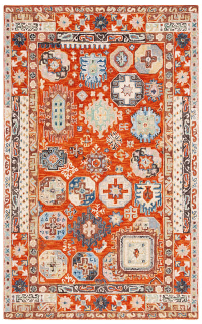 Safavieh Aspen APN305P Rust - Ivory | Rug Studio