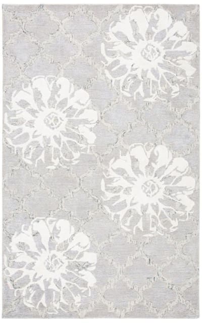 Safavieh Glamour Glm662f Silver - Ivory | Rug Studio