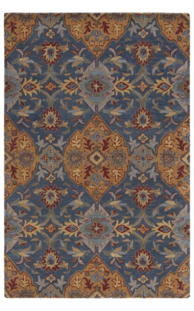 Safavieh Heritage Hg653M Navy - Gold | Rug Studio