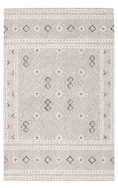 Safavieh Micro-Loop Mlp803F Grey - Ivory | Rug Studio