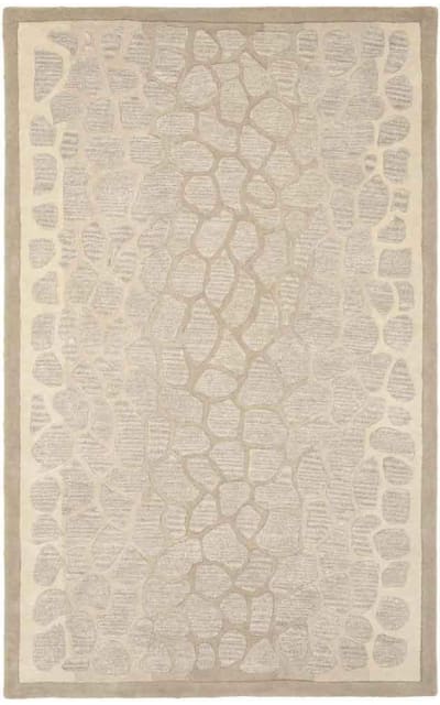 Martha Stewart Arusha Msr3615B Buckwheat Flour Beige | Rug Studio