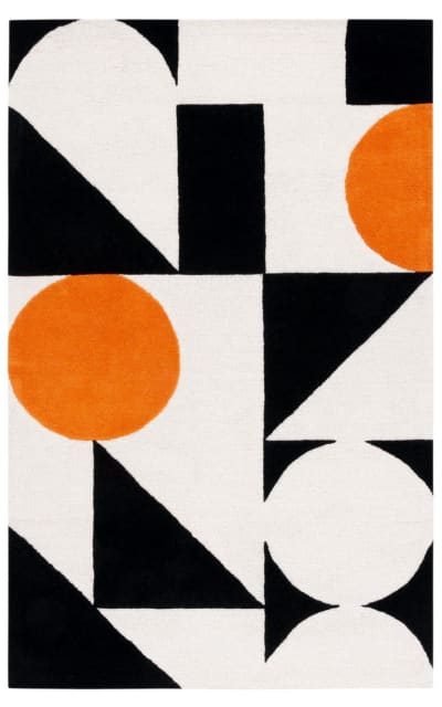 Safavieh Rodeo Drive Rd857P Rust - Black | Rug Studio