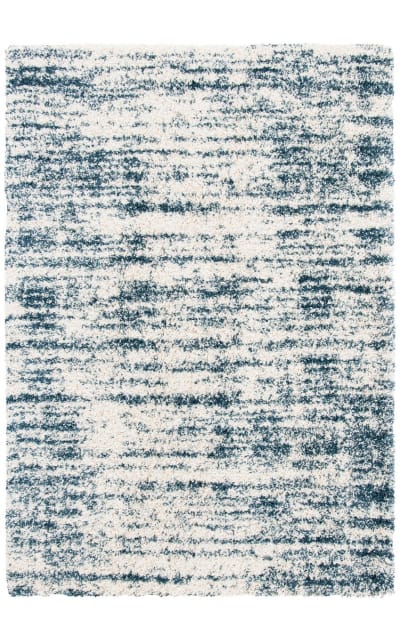 Safavieh Hudson Shag Sgh299A Ivory - Slate Blue | Rug Studio
