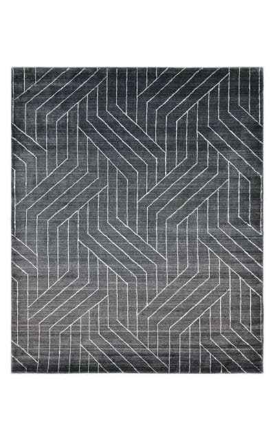 Solo Rugs Modern S3169-Charcoal Gray | Rug Studio