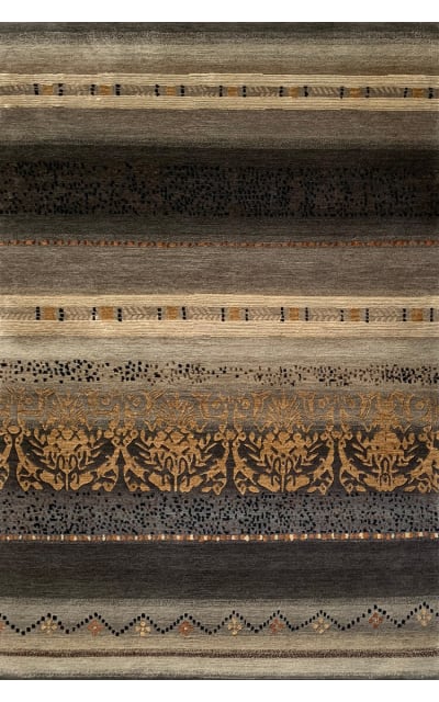 Tibet Rug Company 100 Knot Premium Tibetan Arabesque Bronze | Rug Studio