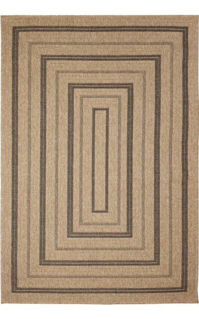 Trans-Ocean Sahara Multi Border 718512 Natural | Rug Studio