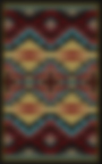 American Dakota Trader Rugs Rustic Cross Blue | Rug Studio