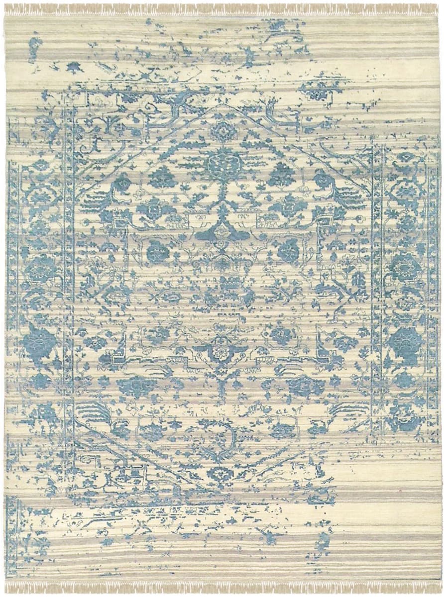 Amer Dazzle DAZ-2 Blue - Ivory | Rug Studio