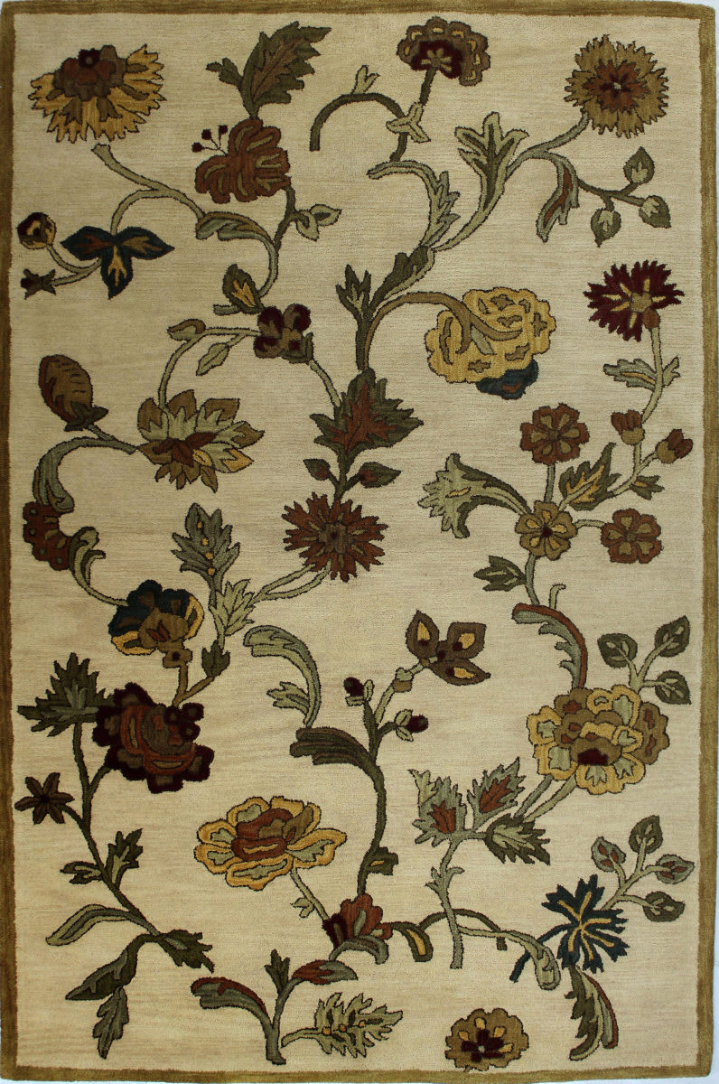 Bashian Wilshire R128-Hg113 Beige | Rug Studio