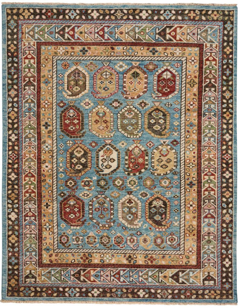 Capel Charise Shirvan 1214 Blue Amber | Rug Studio