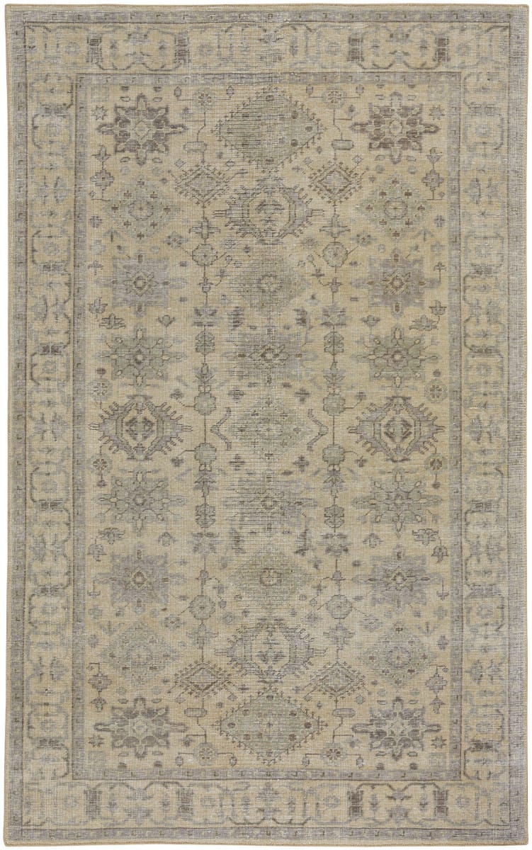 Capel Caria 1940 Light Tan - Olive | Rug Studio