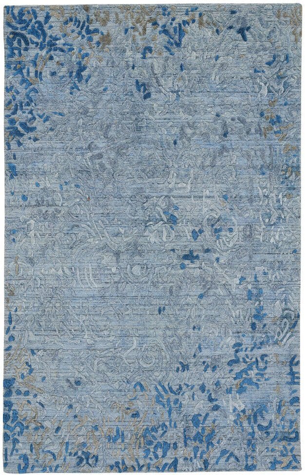 Capel Williamsburg Goa Garden 2502 Sapphire | Rug Studio