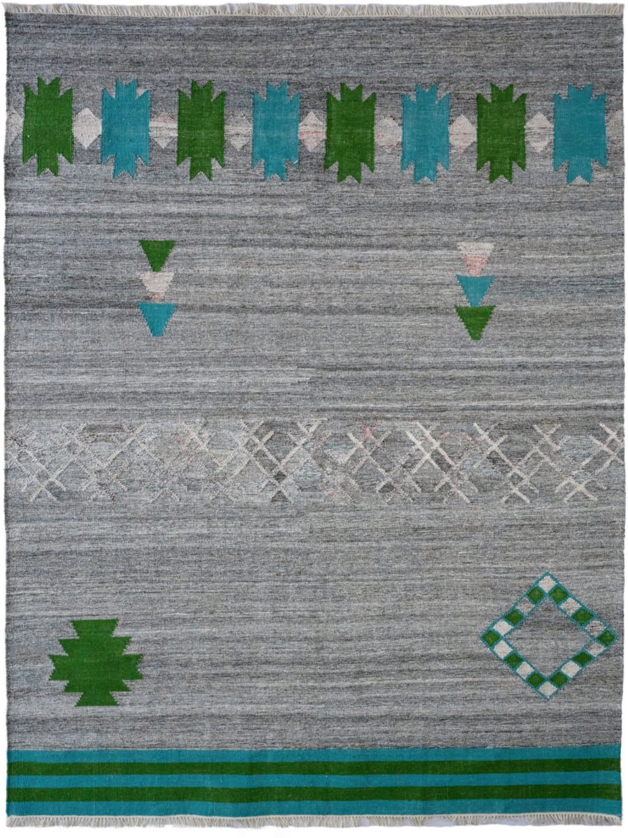Capel Genevieve Gorder Vintage Moroc 3501 Green Gray | Rug Studio