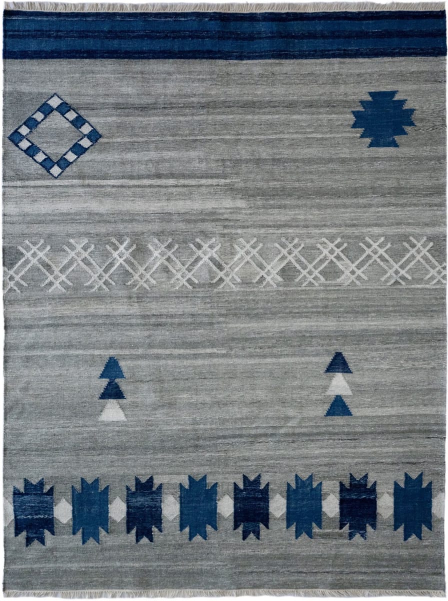 Capel Genevieve Gorder Vintage Moroc 3501 Indigo Gray | Rug Studio