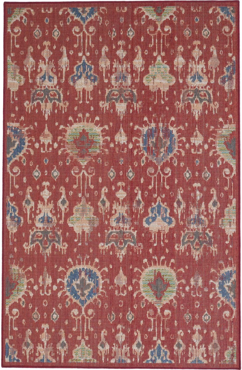 Capel Captiva Ikat 5100 Red | Rug Studio