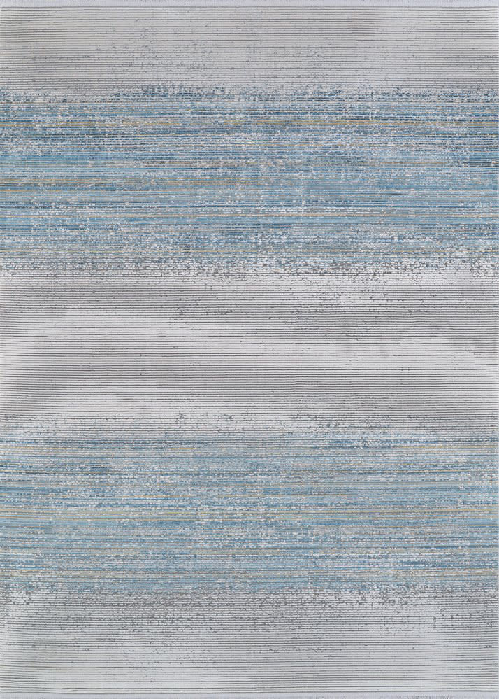 Couristan Siena Ombre Blue - Gold - Ivory | Rug Studio