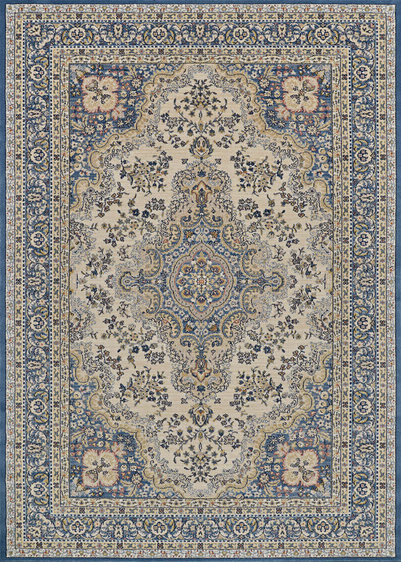 Couristan Old World Classics Floral Tabriz Alabaster - Powder Blue ...