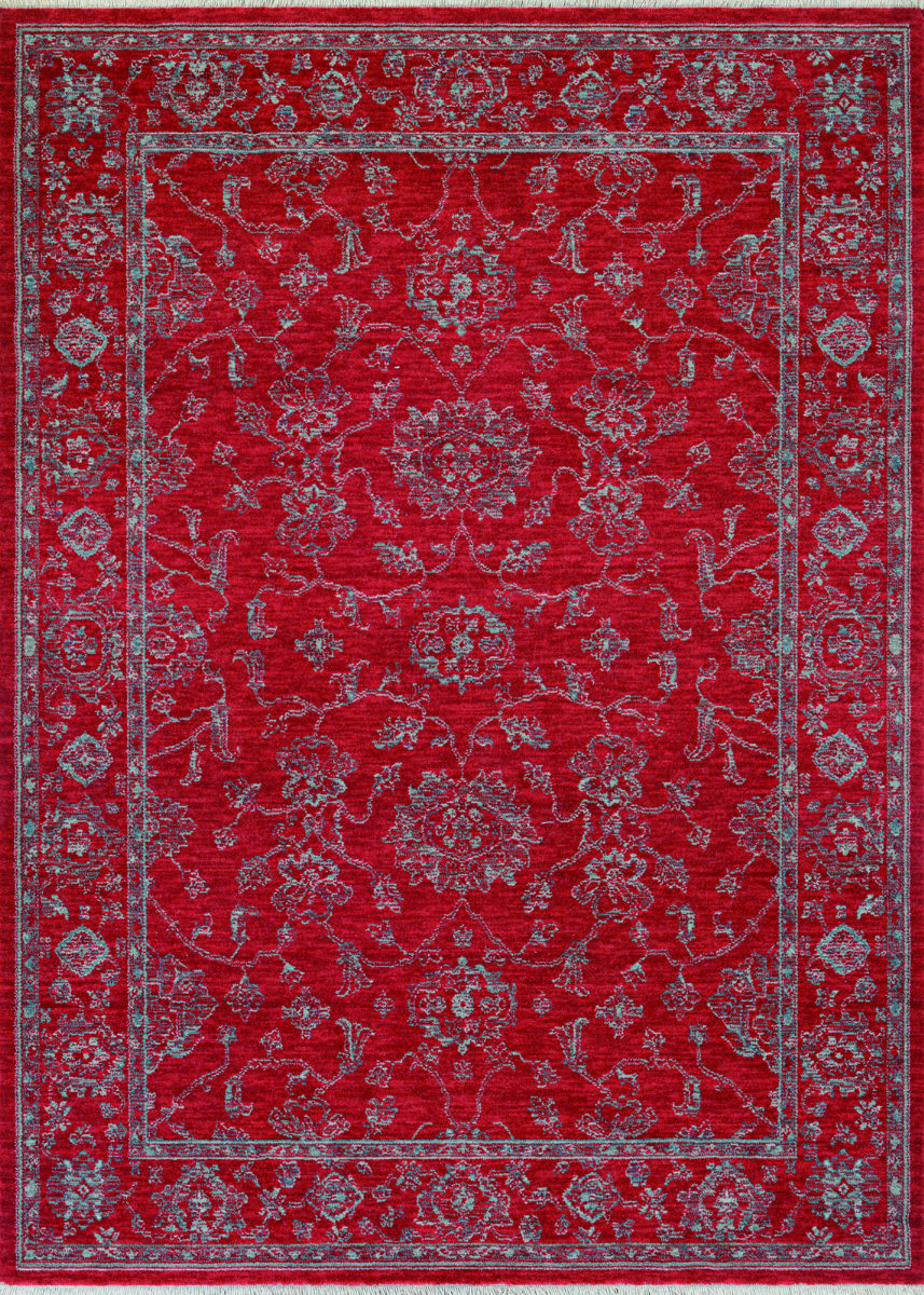 Couristan Elegance Althea Scarlet - Beige Clearance | Rug Studio