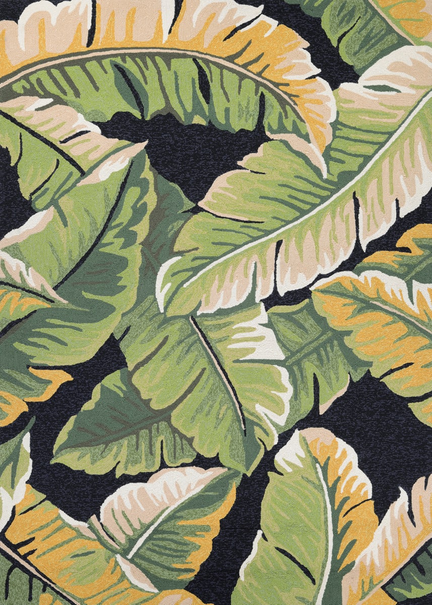 Couristan Covington Rainforest Forest - Green Black | Rug Studio