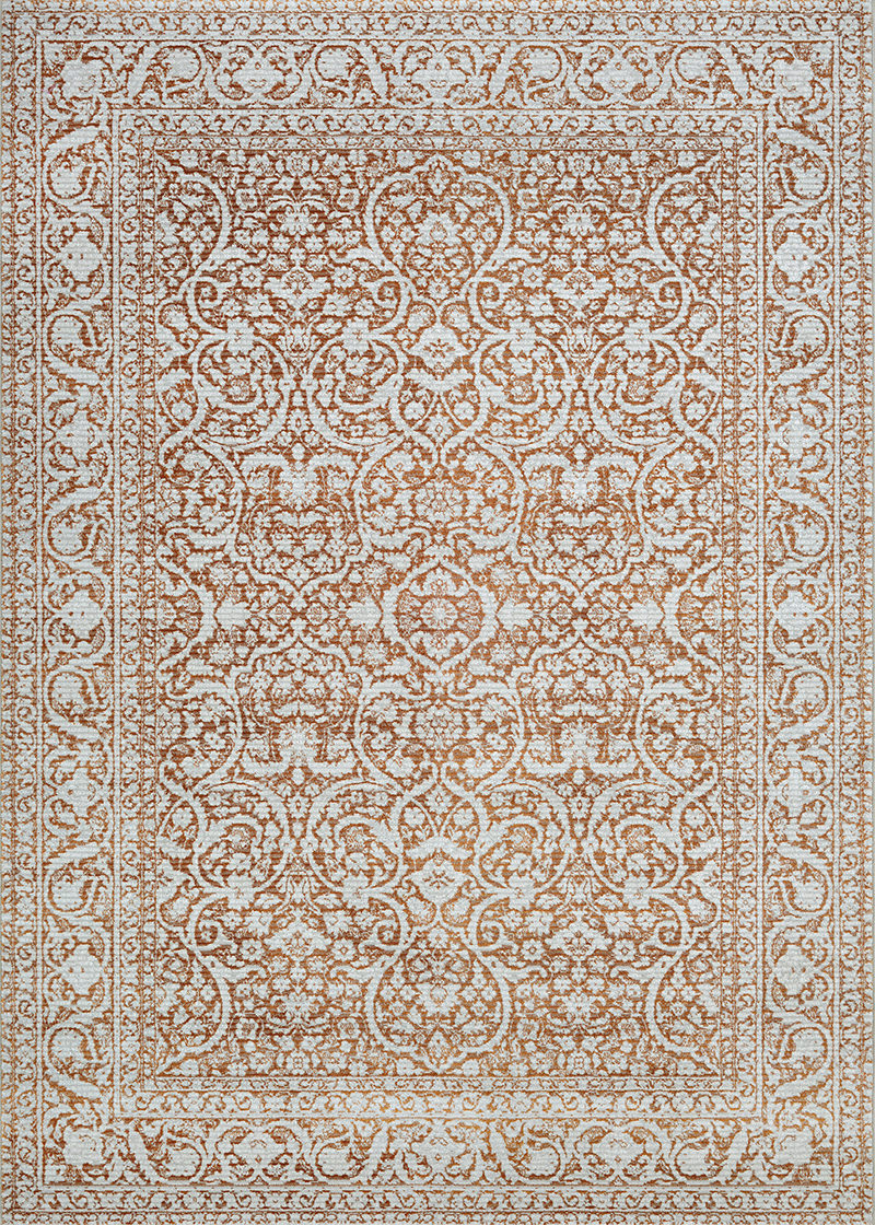Couristan Patina Qum Flower Pot | Rug Studio