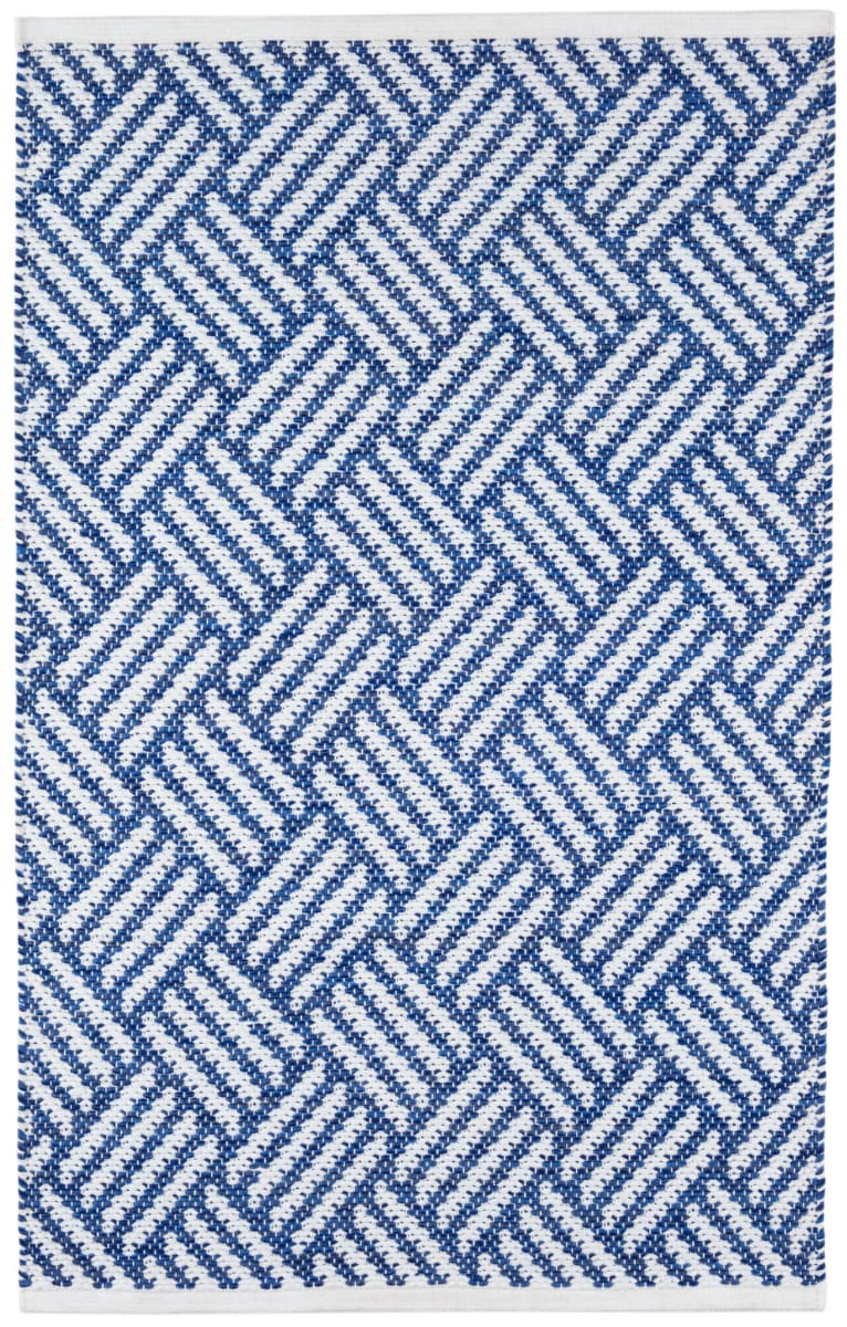 Dash and Albert Crisscross Woven Denim | Rug Studio