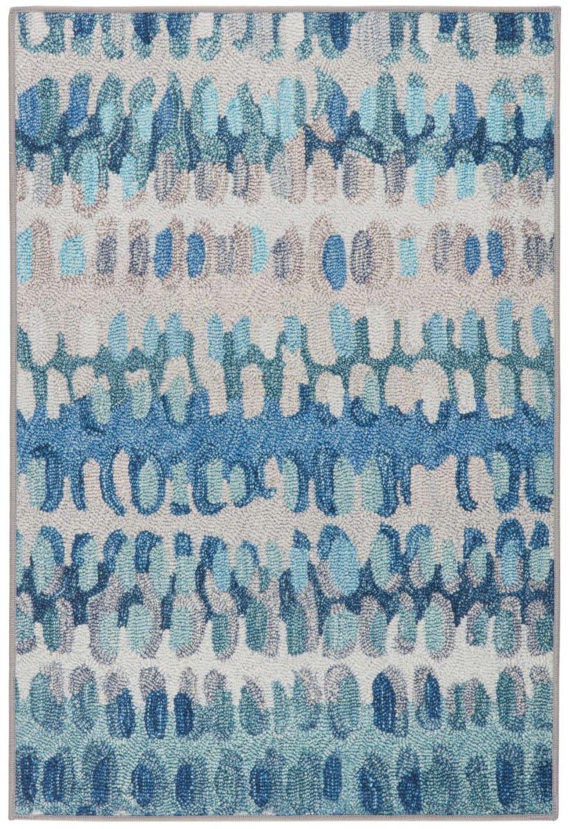 Dash and Albert Paint Chip Washable Blue | Rug Studio