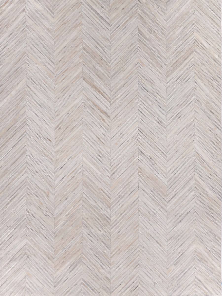 Exquisite Rugs Natural Hide Hair on Hide 2161 Silver - Ivory | Rug Studio