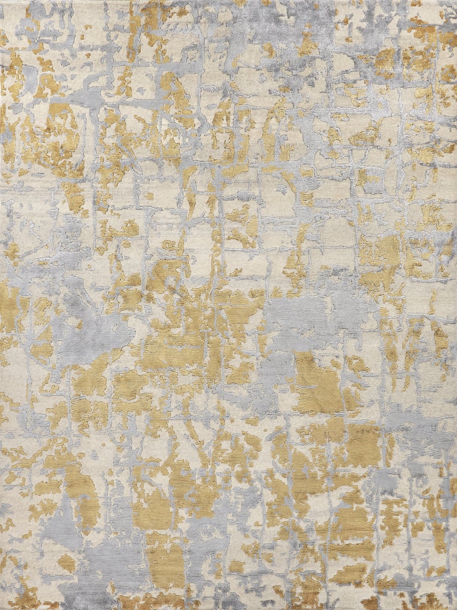 Exquisite Rugs Cecily Hand Knotted 2200 Gold | Rug Studio