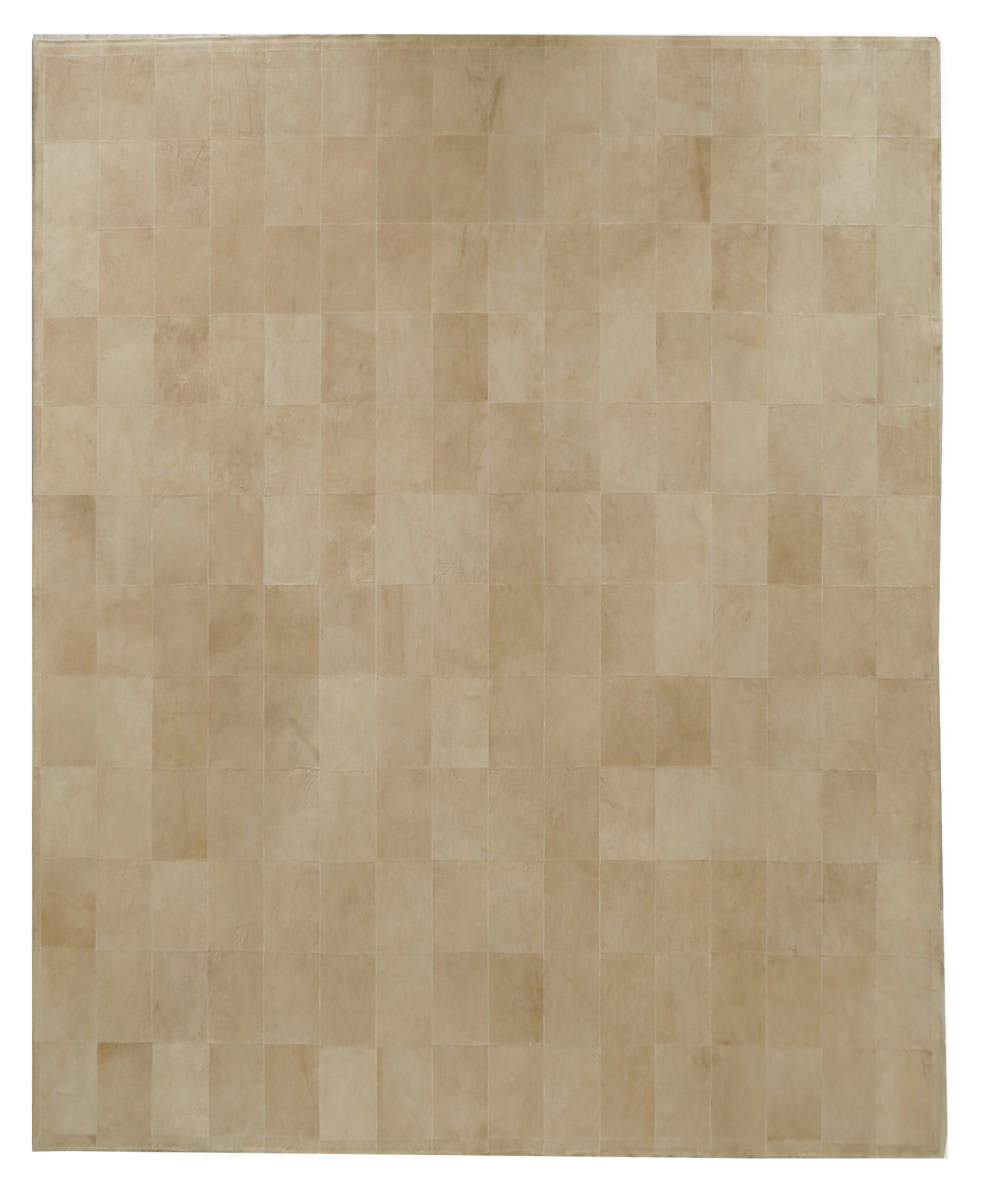 Exquisite Rugs Leather Suede Hair on Hide 2221 Beige | Rug Studio