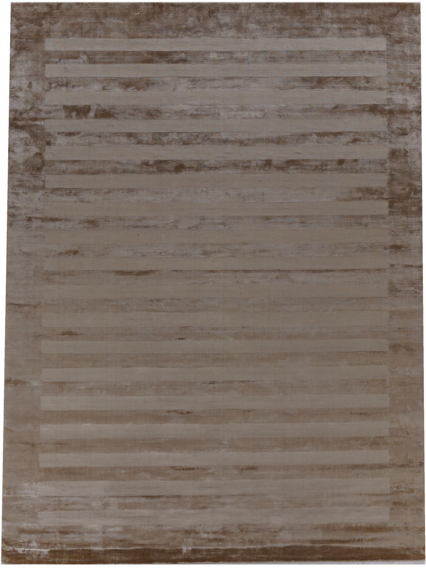 Exquisite Rugs Wide Stripe Hand Woven 3232 Taupe | Rug Studio