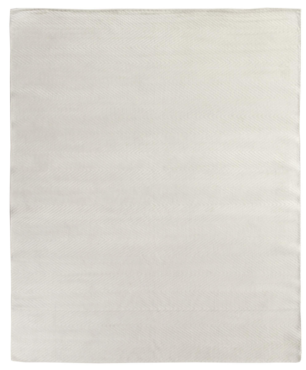 Exquisite Rugs Honeycomb Hand Woven 3599 White | Rug Studio