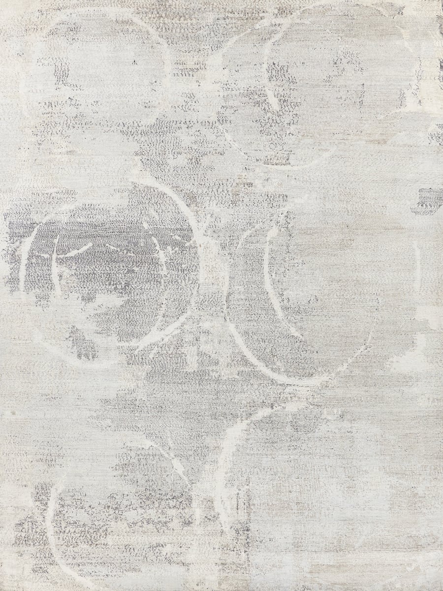 Exquisite Rugs Fine Pure Silk Hand Knotted 4223 Grey - Ivory - Multi ...