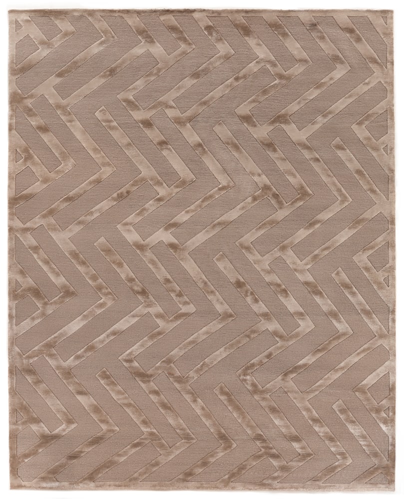Exquisite Rugs Metro Velvet Hand Knotted 5009 Beige | Rug Studio