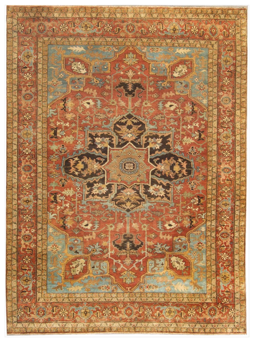 Exquisite Rugs Antique Weave Serapi Hand Knotted 7046 Rust | Rug Studio
