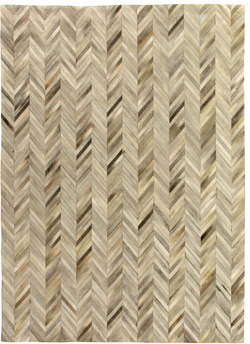 Exquisite Rugs Natural Hide Hair on Hide 9904 Ivory - Brown | Rug Studio