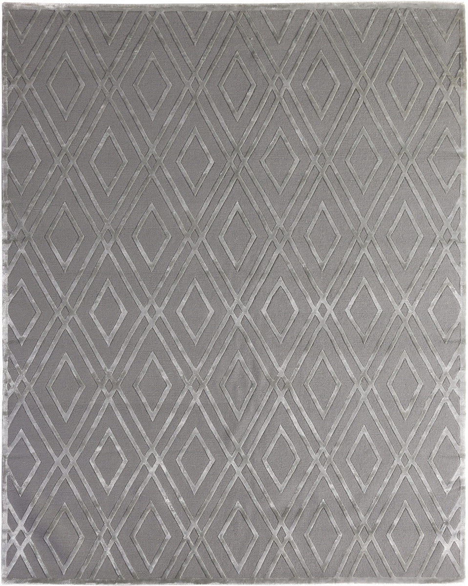 Exquisite Rugs Metro Velvet Hand Knotted 9958 Platinum | Rug Studio