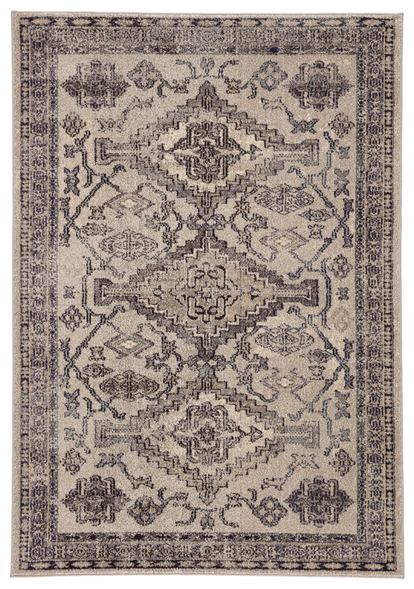 Famous Maker Amazi Dreya Amz-1110 Gray - Black | Rug Studio