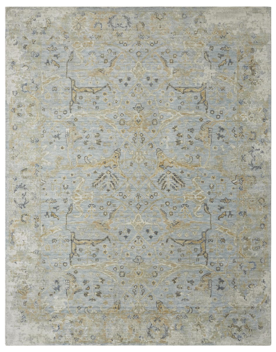 Famous Maker Blossom 1001378 Blue | Rug Studio