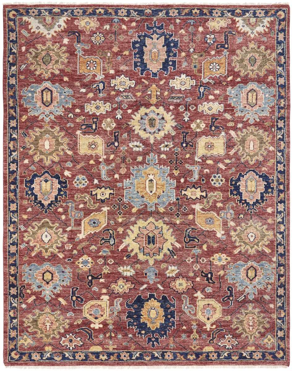 Famous Maker Kenapa 100191 Red | Rug Studio