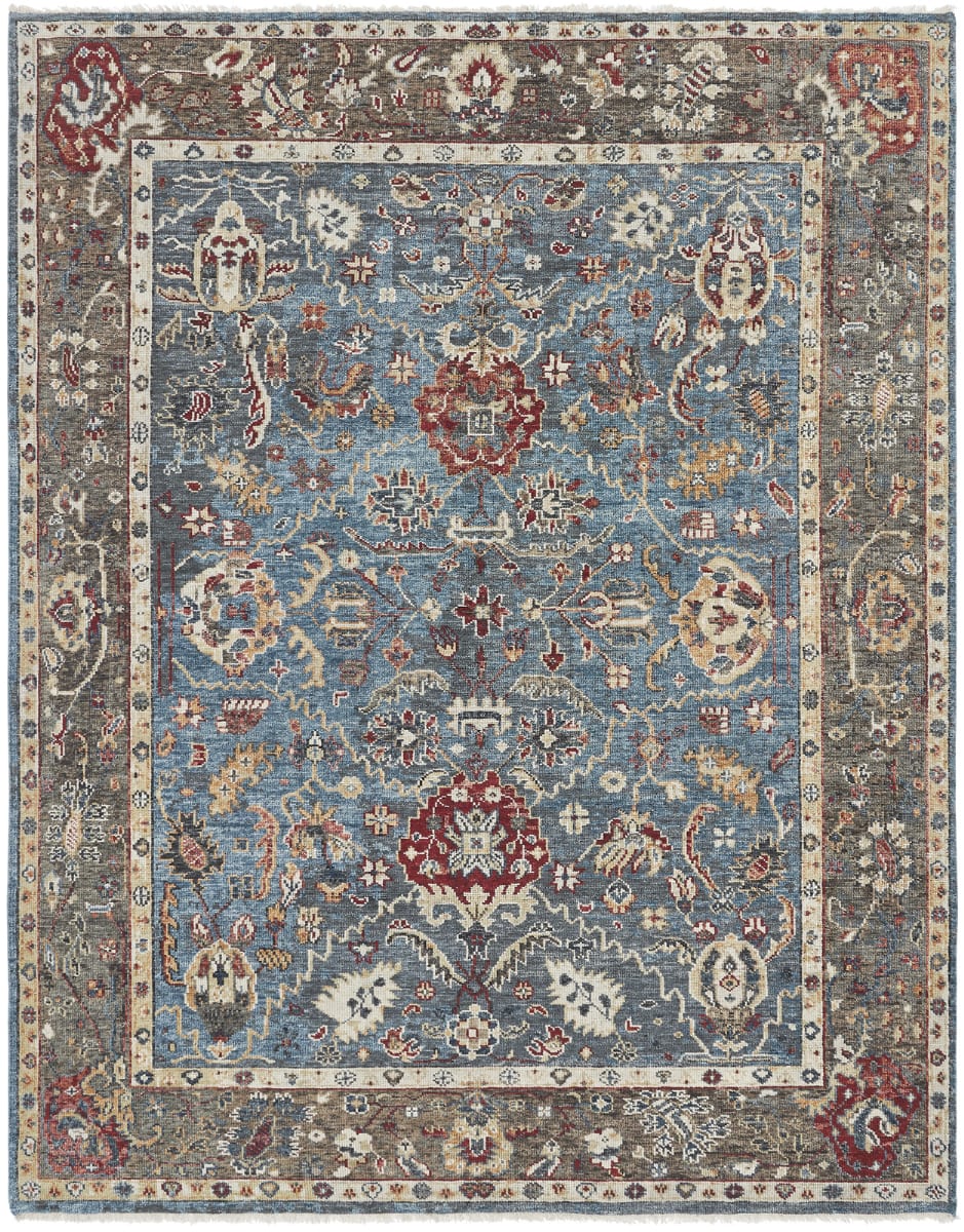 Famous Maker Kenapa 100193 Vintage Blue | Rug Studio