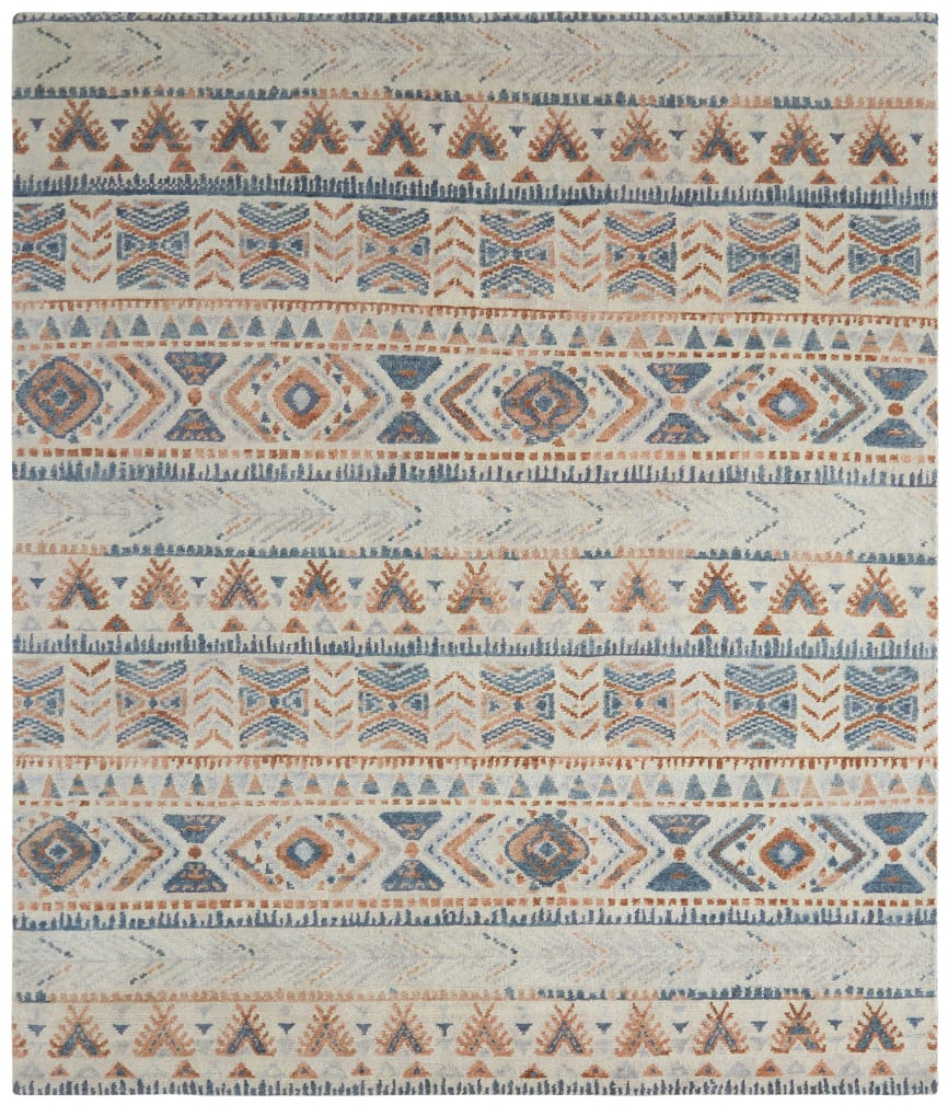 Famous Maker Mojore 100728 Chino - Denim - Desert Clay | Rug Studio