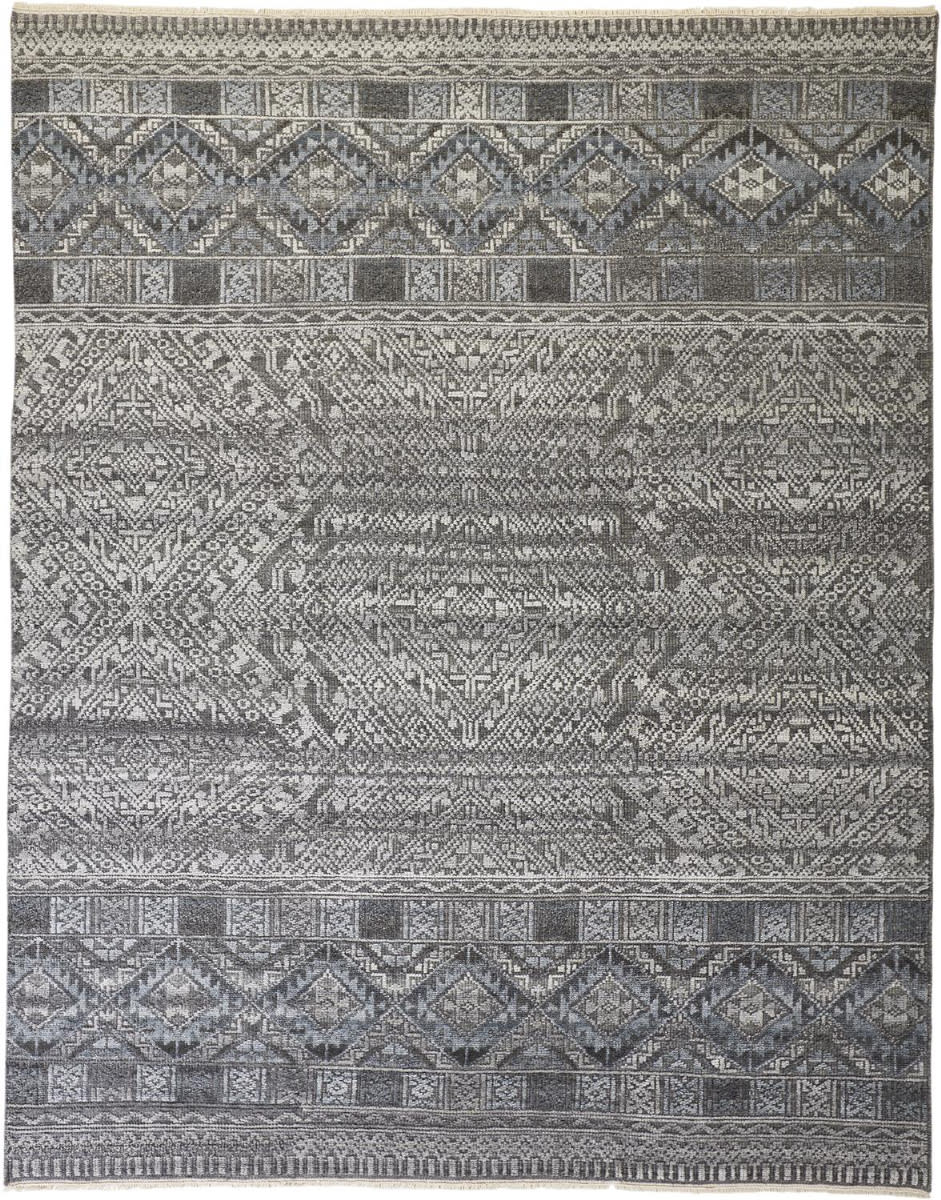 Feizy Payton 6495F Blue - Gray | Rug Studio