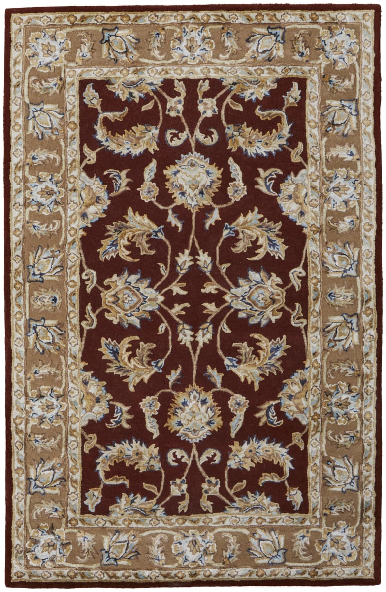 Feizy Prescott 8937f Rust - Beige | Rug Studio