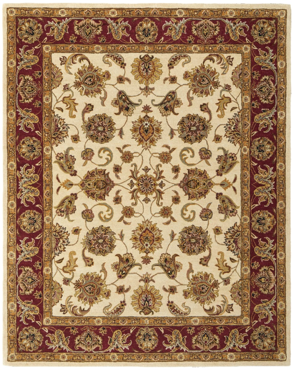 Feizy Wagner 8944f Ivory - Red | Rug Studio