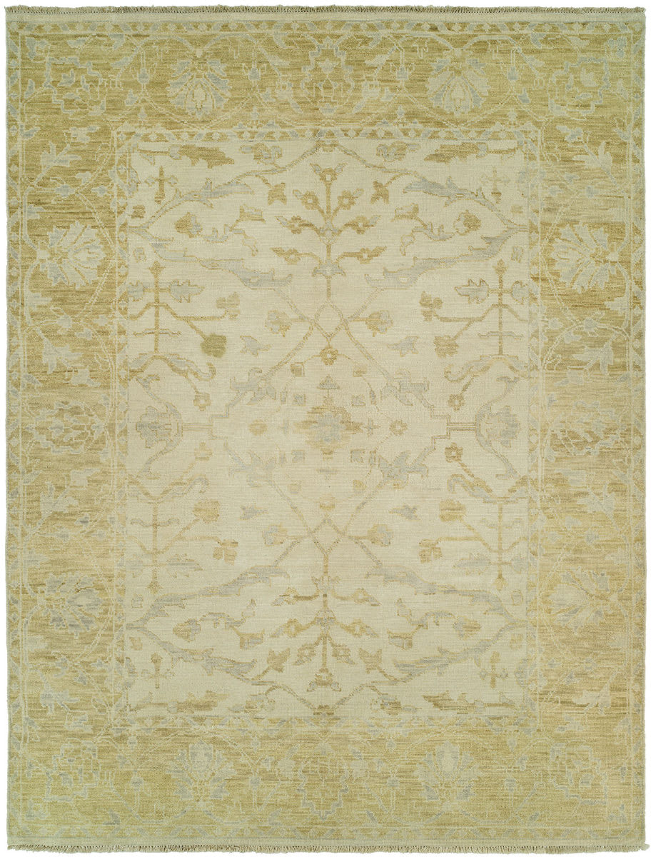 HRI Aria AR-7 Ivory - Gold | Rug Studio